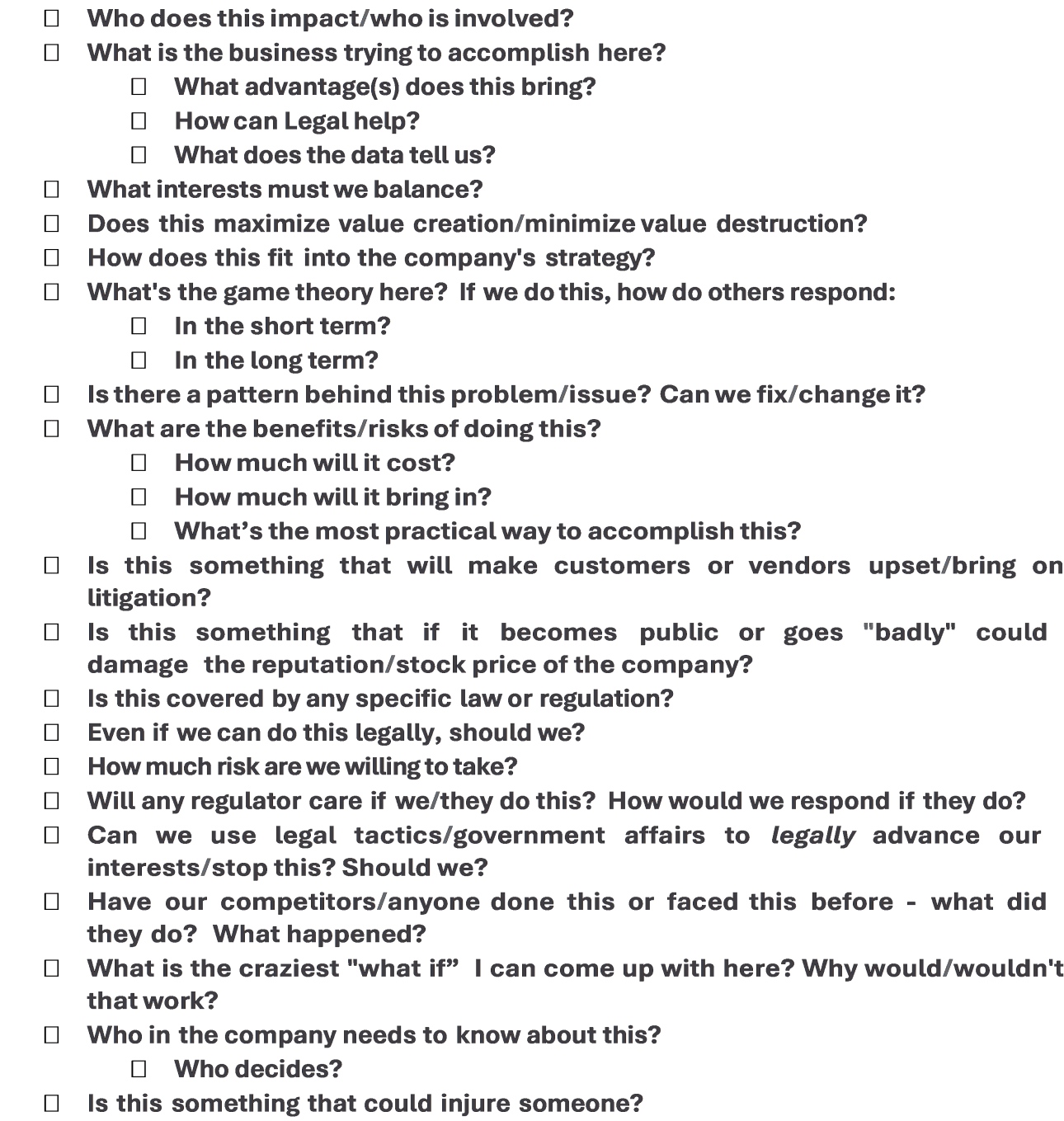 Ten Things: Solving Problems (It’s Different In-House) | Ten Things You ...